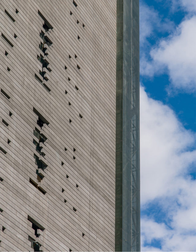 11- Concrete Facade and Elevator Shaft – ArcDog